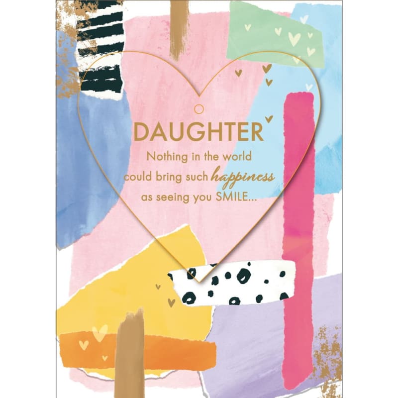 Greetings Card - Daughter | Cards | B&M
