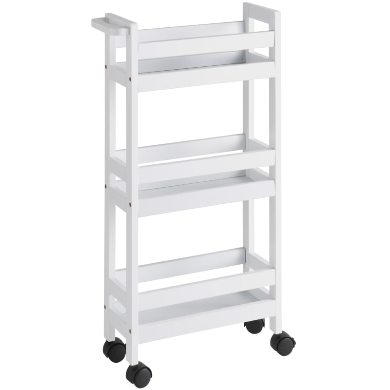 Spaceways Multi-Functional Wooden Trolley | Storage & Shelving | B&M