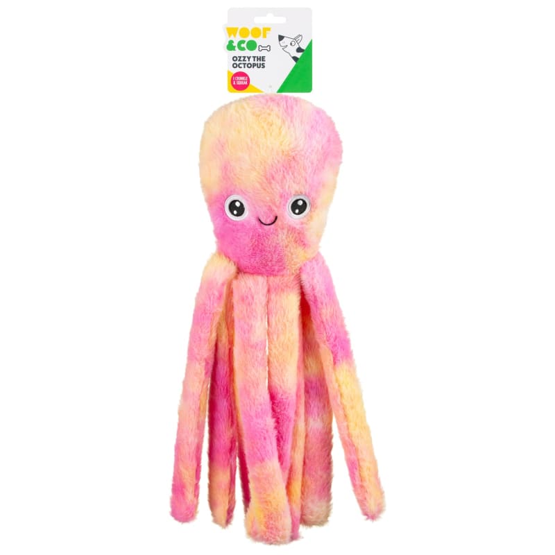 Ozzy The Octopus Pet Toy - Pink | Dog Toys | B&M Stores
