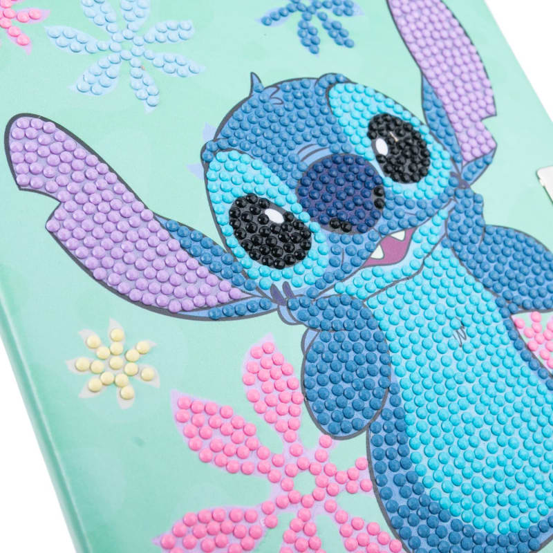 Stitch Crystal Art Secret Diary With Lock | Kids Stationery | B&M