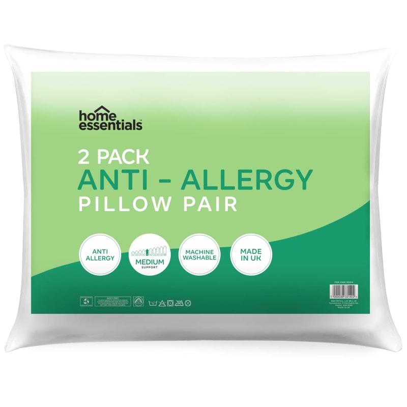 Everyday Value Mega Bounce Anti Allergy Pillow Pair 2pk | Pillows | B&M