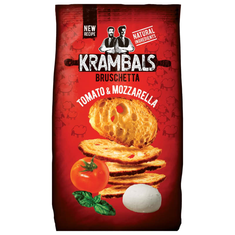 Krambals Bruschetta 70g - Tomato & Mozzarella | Bakery | B&M