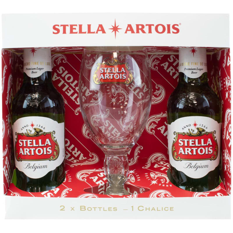 Stella Duo & Chalice Gift Set | Alcohol Gift Sets | B&M Stores