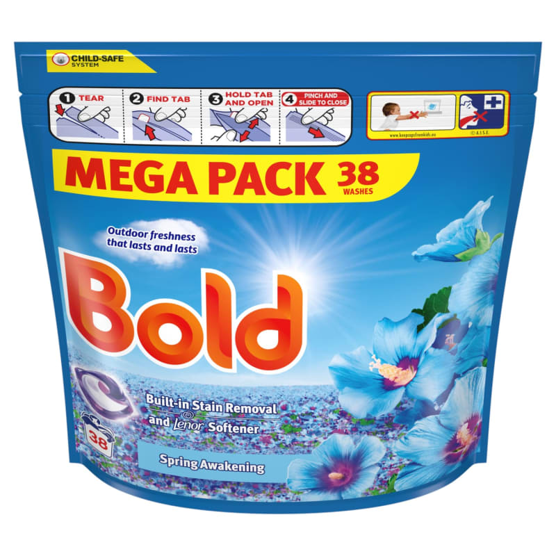 Bold All-in-1 Pods 38 Washes - Spring Awakening | B&M Stores