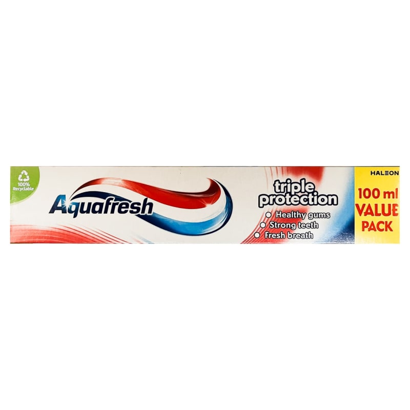 Aquafresh Triple Protection Toothpaste 100ml | Dental Care - B&M