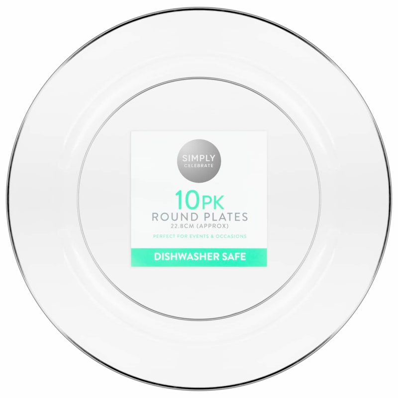 Round Plates 10pk | Party Shop | B&M