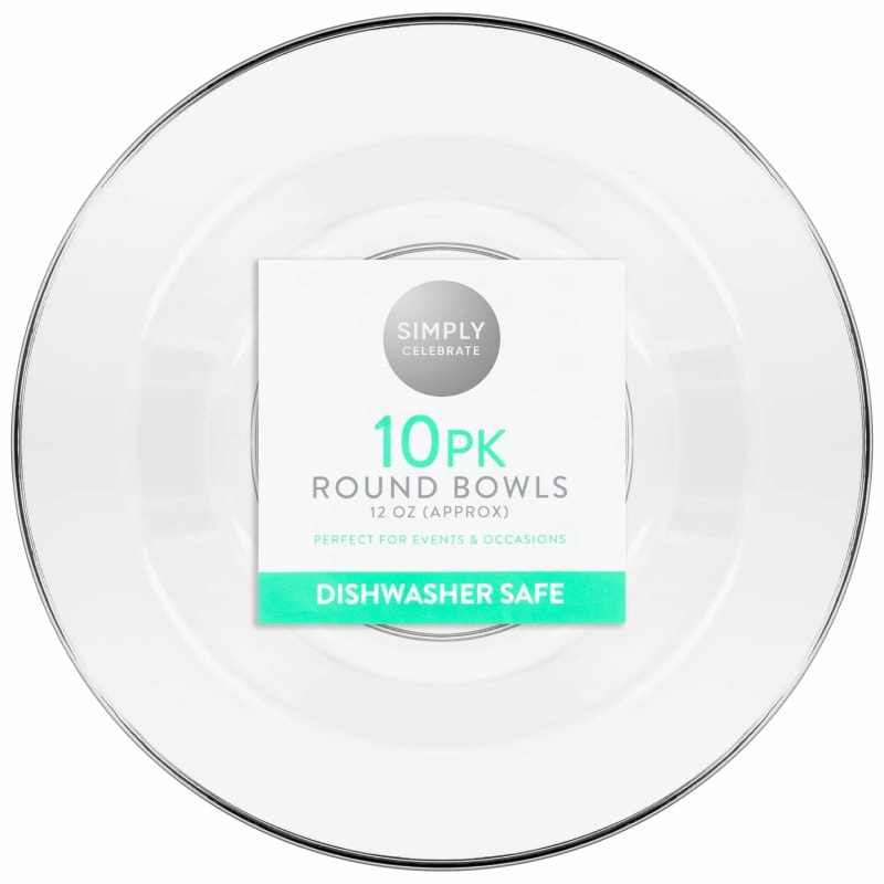 Round Bowls 10pk | Party Shop | B&M