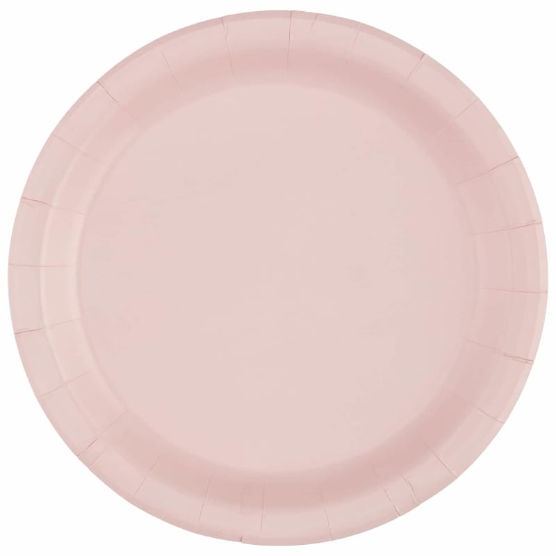 Round Coloured Party Plates 20pk - Girls | Party Shop | B&M