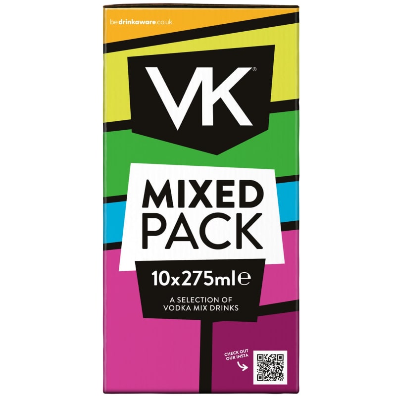 VK Mixed 10pk | Alcohol - B&M