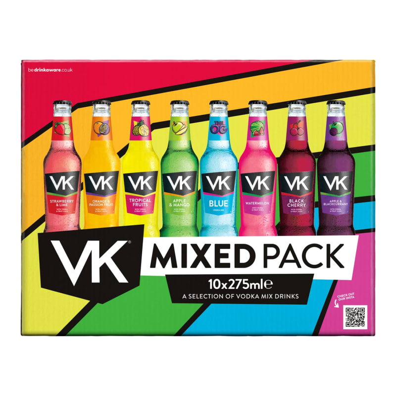 VK Mixed 10pk | Alcohol - B&M