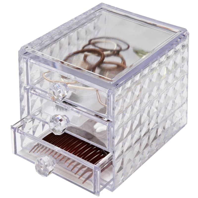 Diamond 3 Drawer Organiser | Storage | B&M