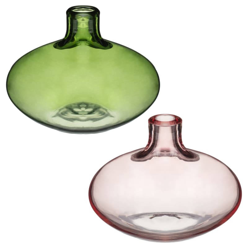 Mini Glass Vase - Green | Vases & Artificial Flowers | B&M Stores