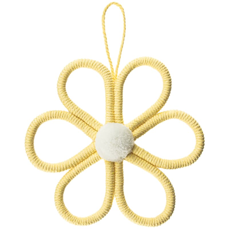 Flower Hanging Decoration - Yellow | Decorative Accessories | B&M Stores