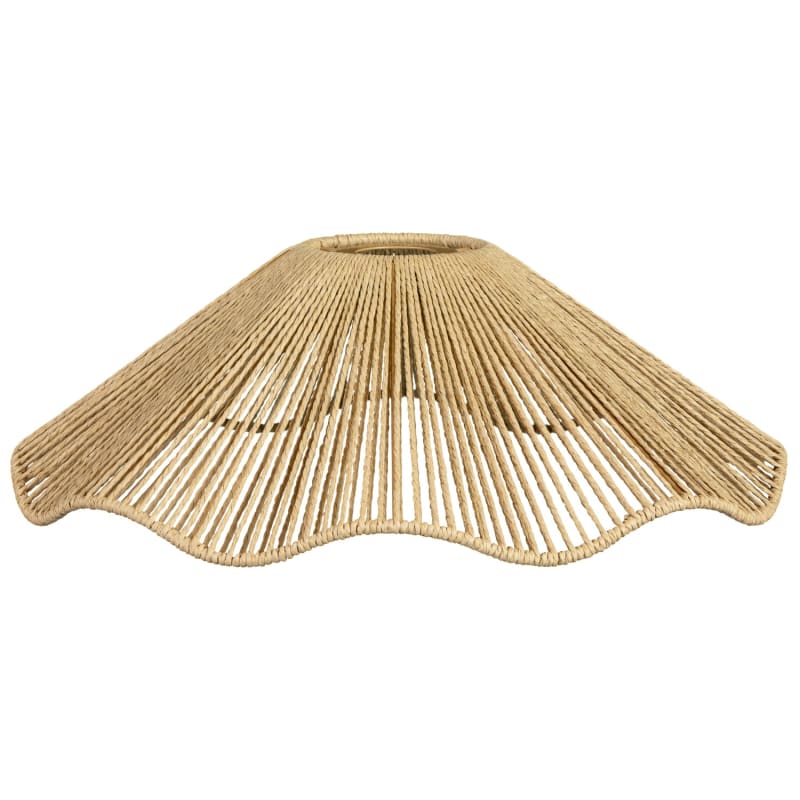 Wave Paper Rope Shade - Natural | Lamp Shades & Pendants | B&M