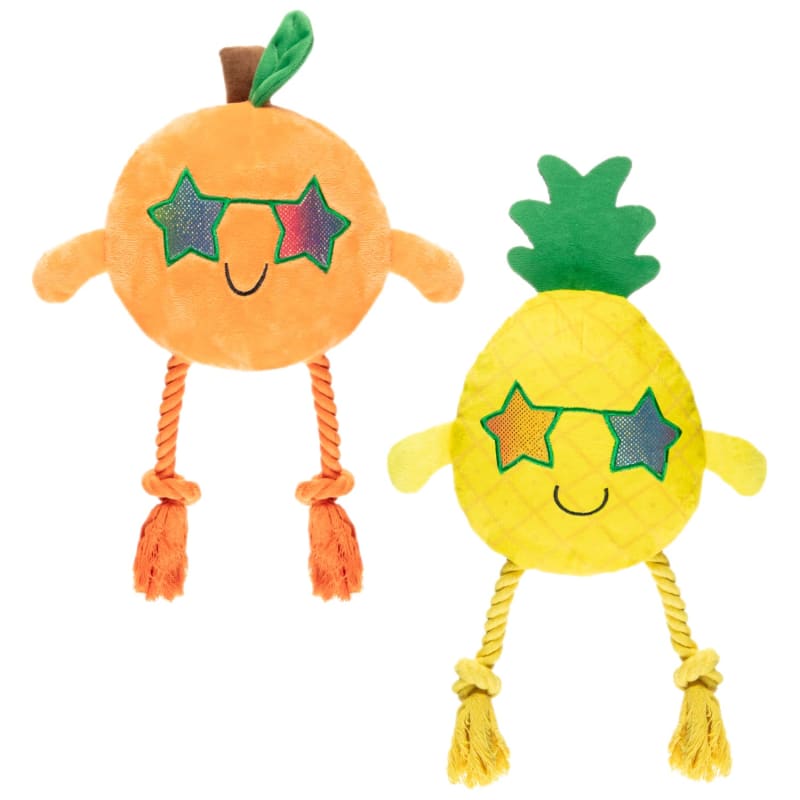 Cool Vibes Fruity Friends Dog Toy - Orange | Dog Toys | B&M