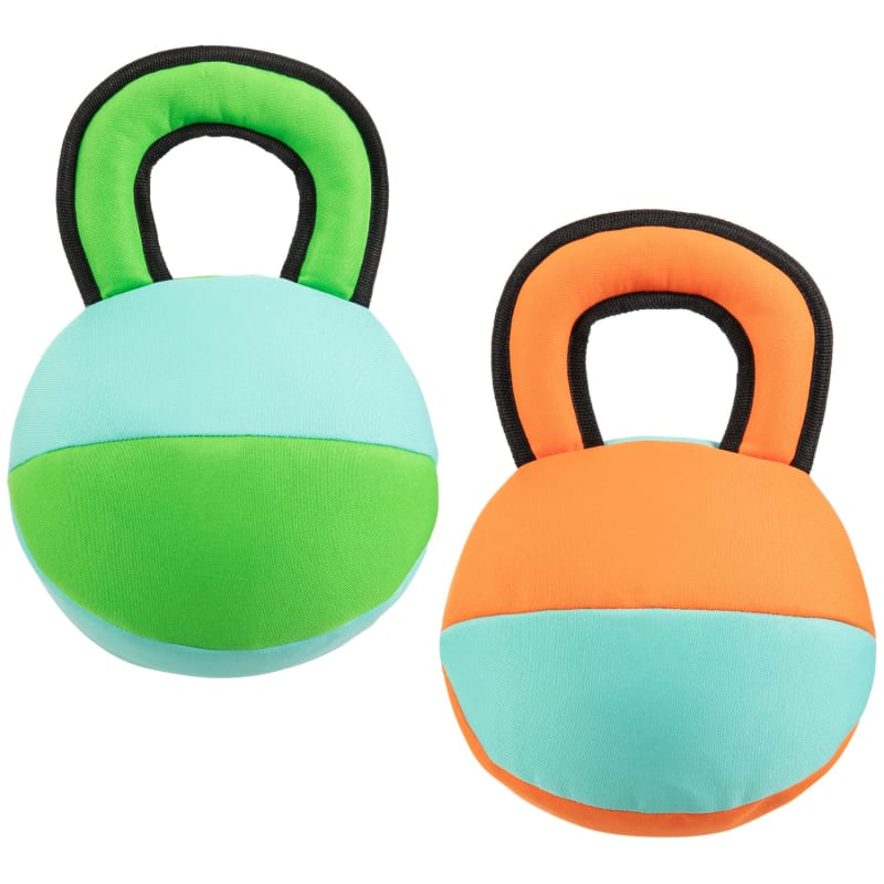 Cool Vibes Lightweight Carry Ball - Orange & Blue | Dog Toys | B&M