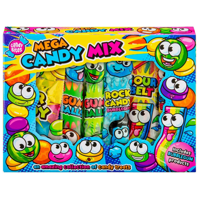 Candy Bites Mega Candy Mix 175g | Confectionery | Sweets - B&M