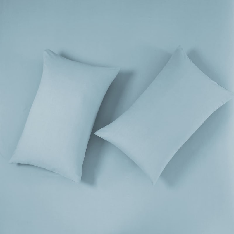 Silentnight Soft Blue Double Fitted Sheet | Bedding & Textiles | B&M