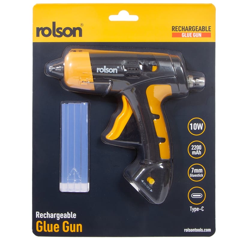 Rolson Cordless Rechargeable Glue Gun | Hand Tools | B&M Stores
