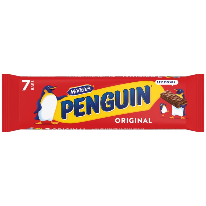 McVitie's Penguin Original Bars 7pk | Biscuits | B&M