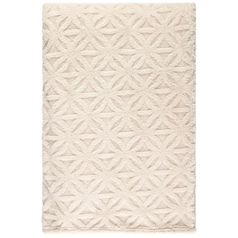 Oslo Patterned Throw - Natural | Throws - B&M