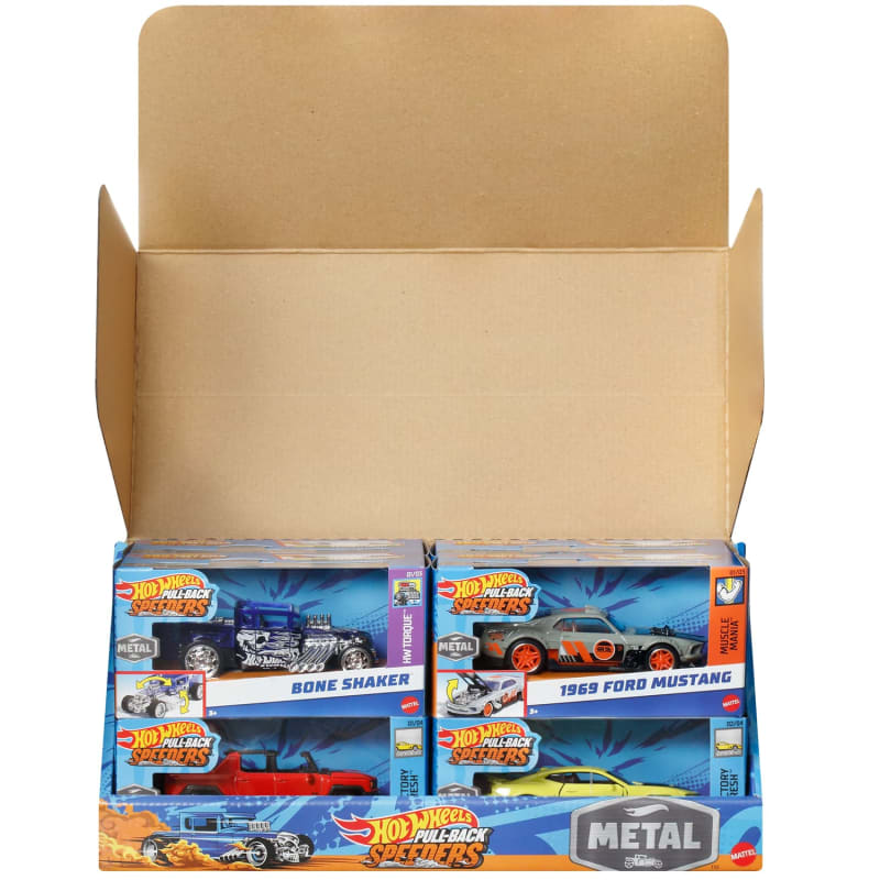 Hot Wheels Pull Back Speeder - Assorted | Hot Wheels Toys | B&M