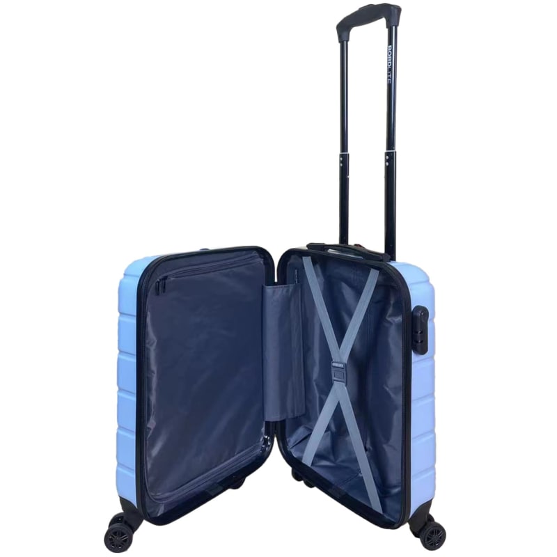 Square Cabin Case 55cm - Blue | Luggage | B&M