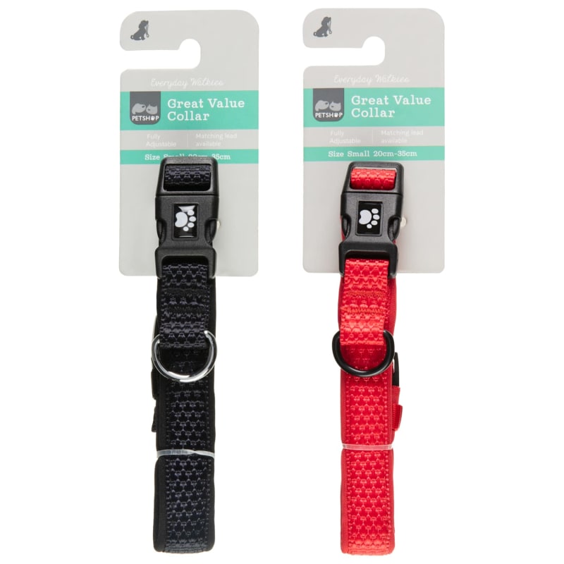 Small Value Collar - Red | Dog Collars | B&M Stores