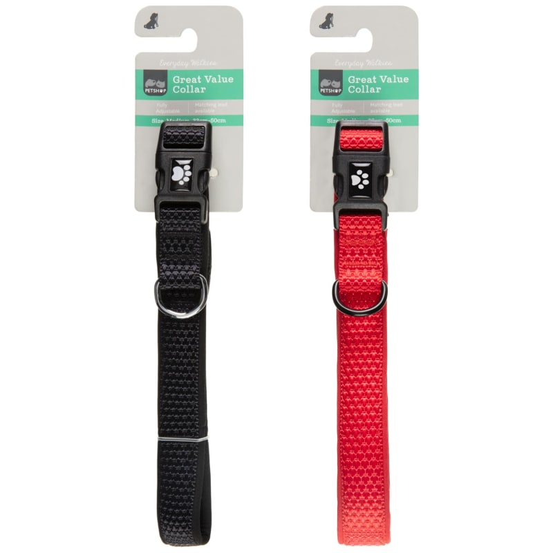 Medium Value Collar - Red | Dog Collars | B&M Stores