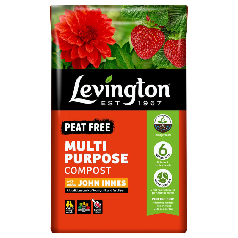Levington Peat Free Multi-Purpose Compost | Garden - B&M
