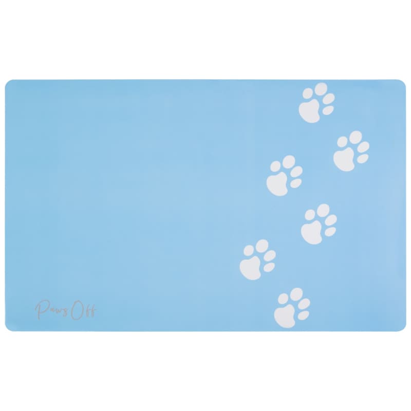 Dog Placemat - Light Blue | Pet Bowls - B&M Stores