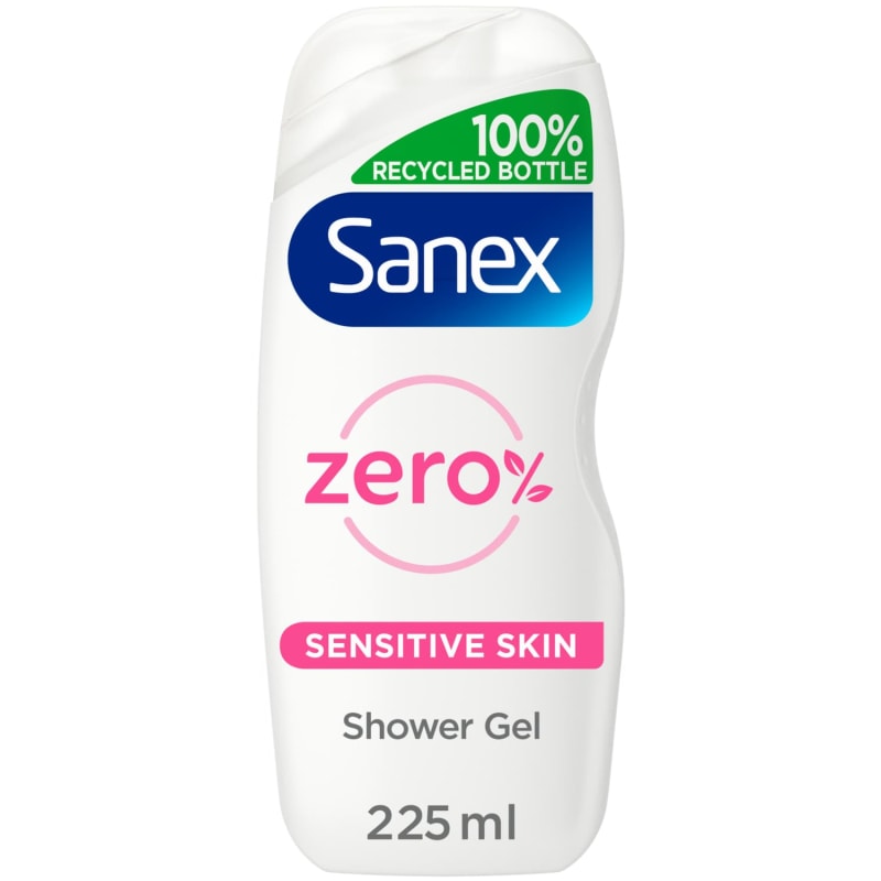 Sanex Zero Sensitive Skin Shower Gel 225ml | Shower & Bath | B&M