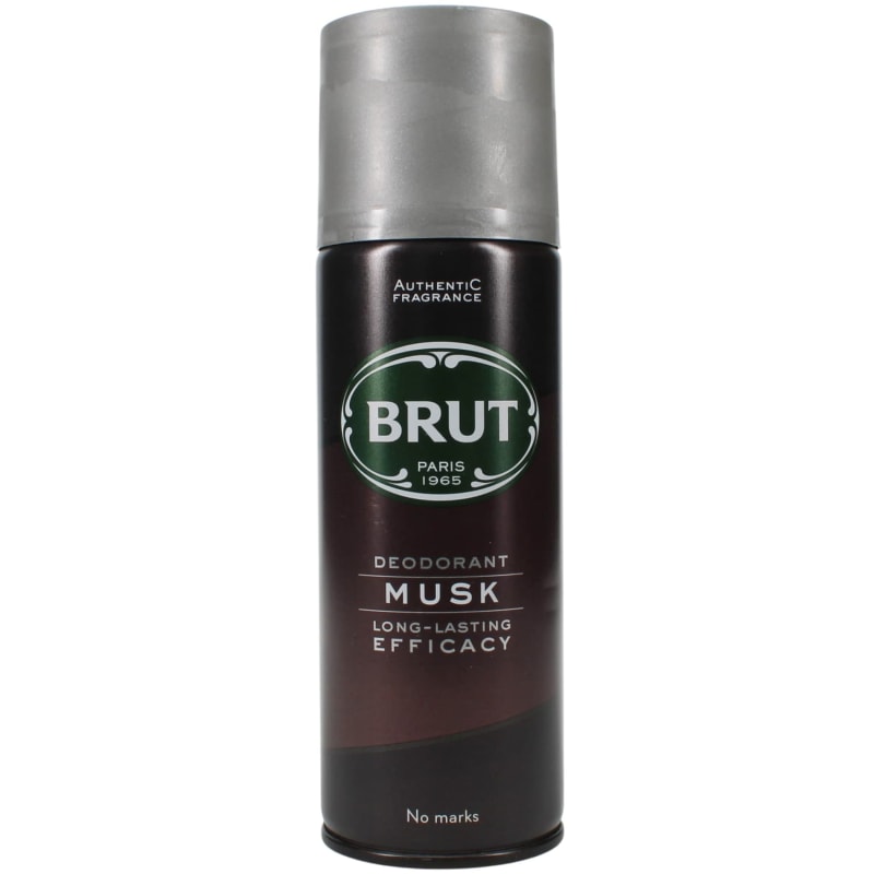 Brut Deodorant 200ml - Musk | Deodorant | B&M Stores
