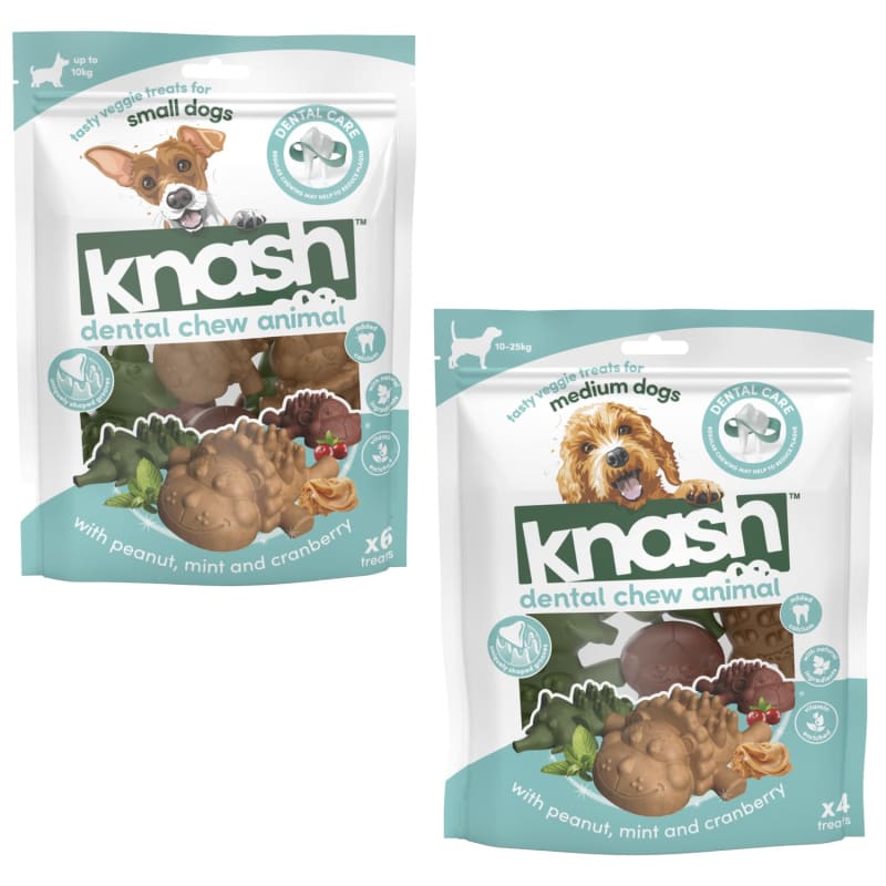 Knash Dental Chew Animal 6pk - Small Dogs | Dog Treats | B&M