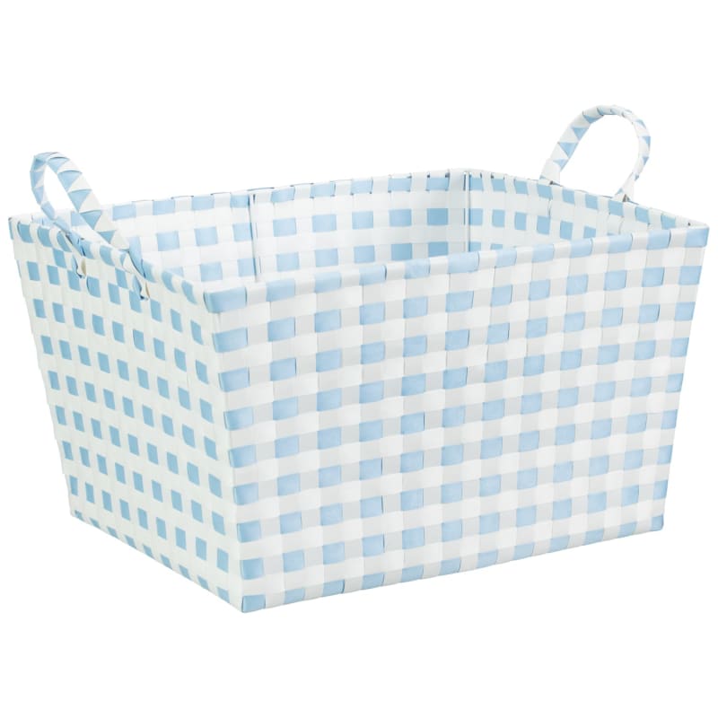 Simply Kids Oversized Rectangular Basket - Blue | Storage Baskets | B&M
