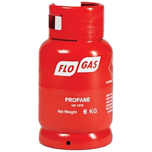 Flogas Propane Gas Refill 6kg | Caravan Gas, Boating Gas | B&M