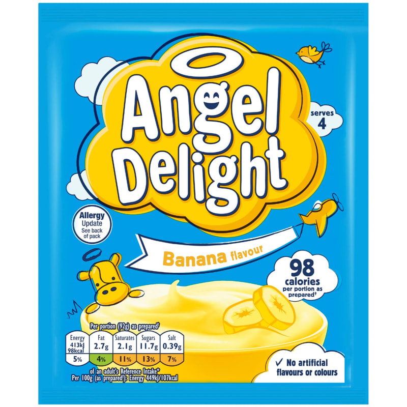 Angel Delight 59g - Banana Flavour | Groceries - B&M