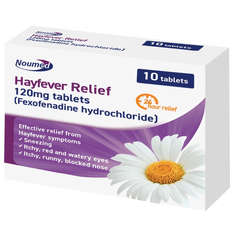 Noumed Hayfever Relief Tablets 10pk | Health & Wellbeing | B&M