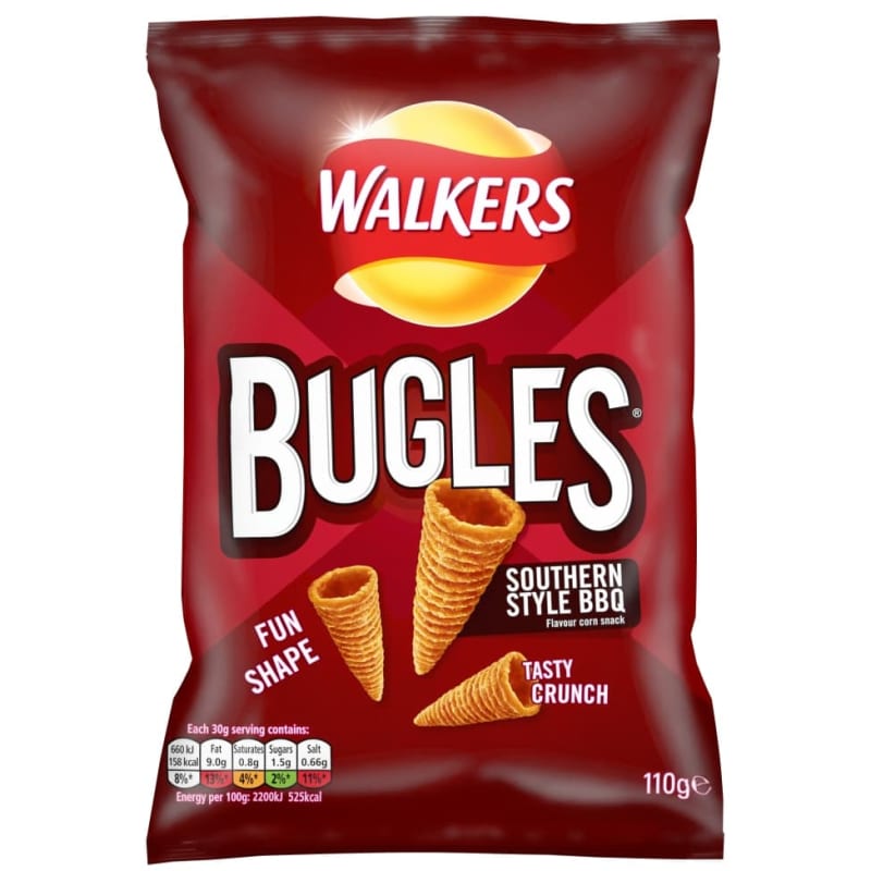 Walkers Bugles Southern Style BBQ 100g | Crisps | B&M