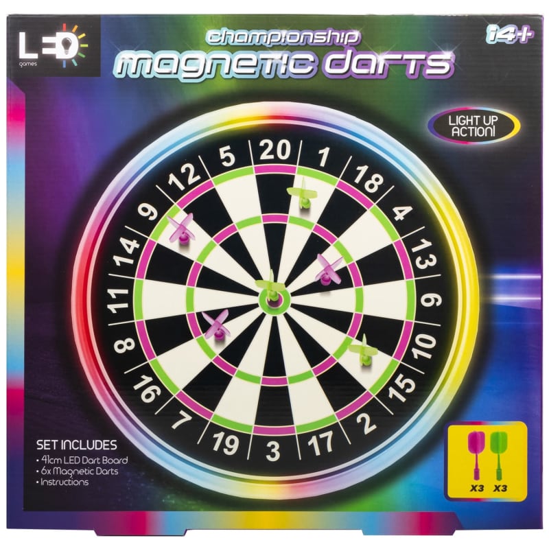 LED Championship Magnetic Darts | Playsets | B&M
