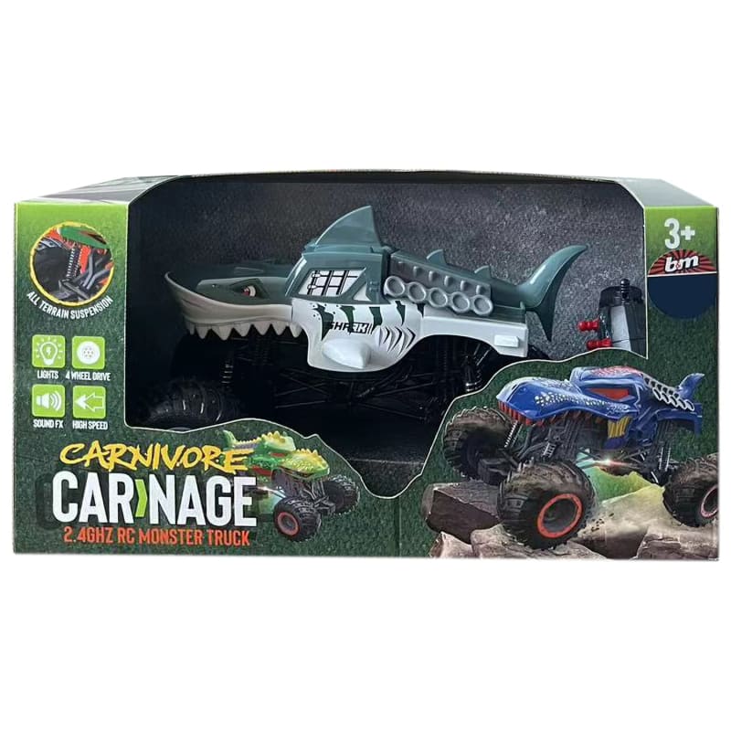 Carnivore Carnage Monster Truck - Shark | Car Toys | B&M