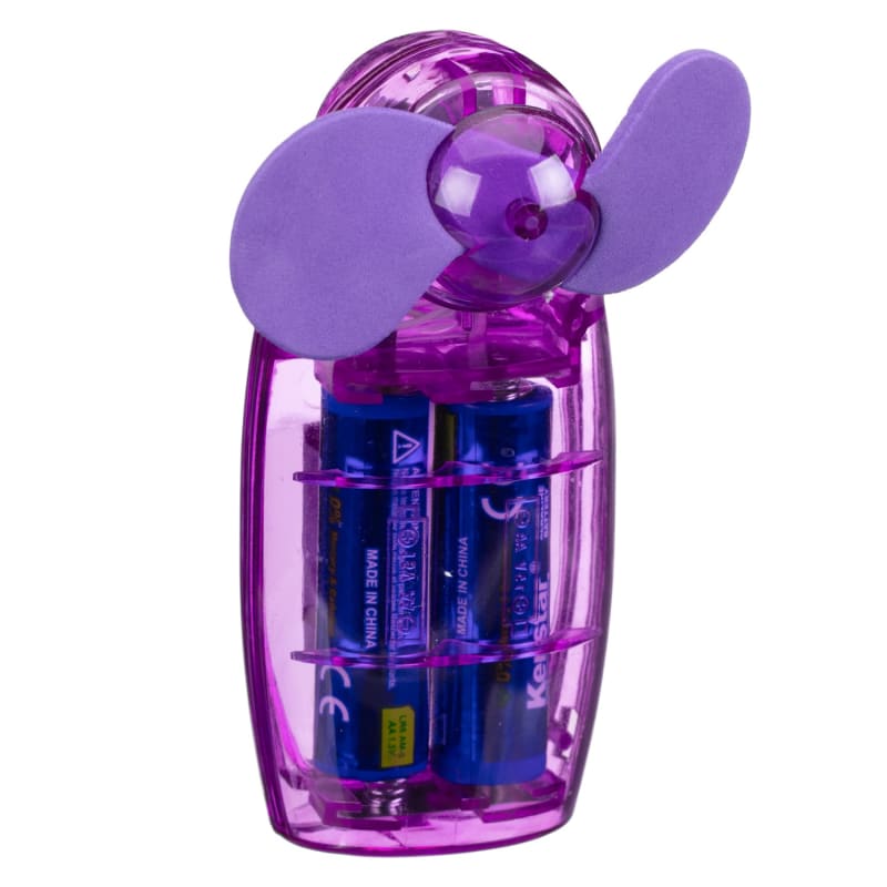 Handheld Mini Fan - Purple | Travel Accessories | B&M