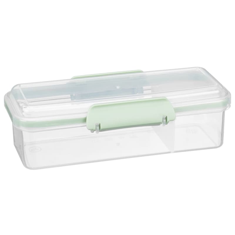 Snack & Dip Container - Sage | Kitchen Storage | B&M