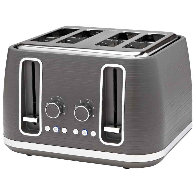 Goodmans Stripe 4 Slice Toaster | Toasters - B&M