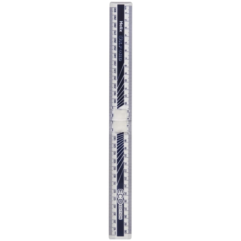 Helix Oxford Eco Folding Ruler 30cm | Back to School | B&M