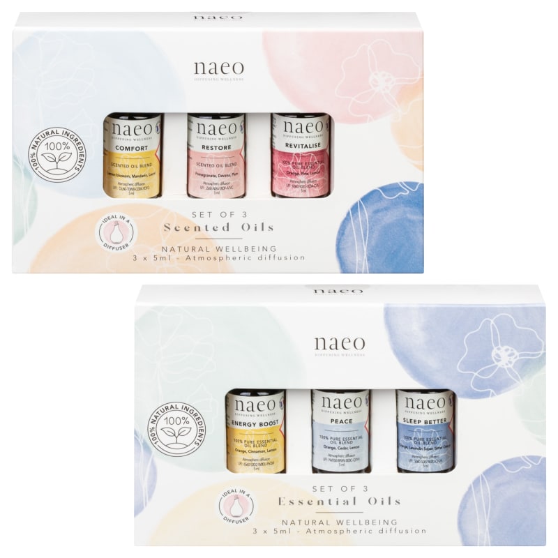 Naeo Essentials Oils 3pk - Assorted | Diffusers | B&M