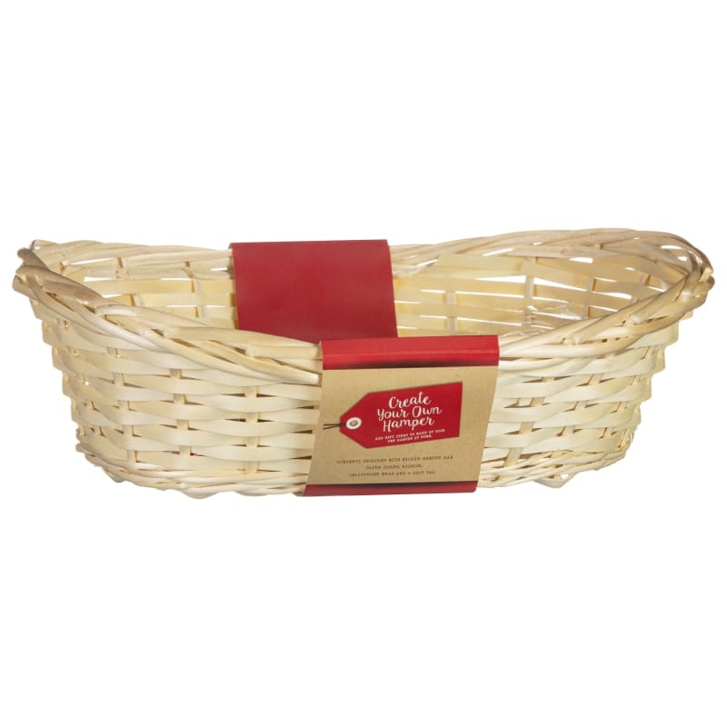 Small Curved Hamper - White | Gifting | B&M