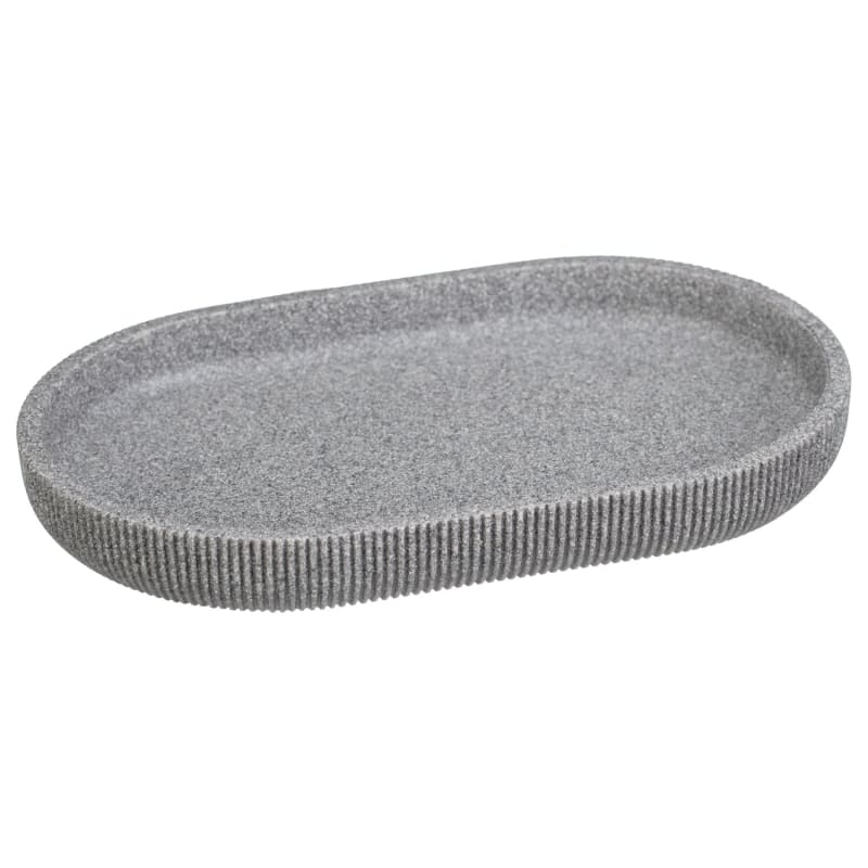 Ribbed Tray | Bathroom Accessories | B&M Stores