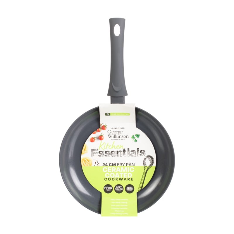 George Wilkinson Kitchen Essentials Non-Stick Frying Pan 24cm - B&M