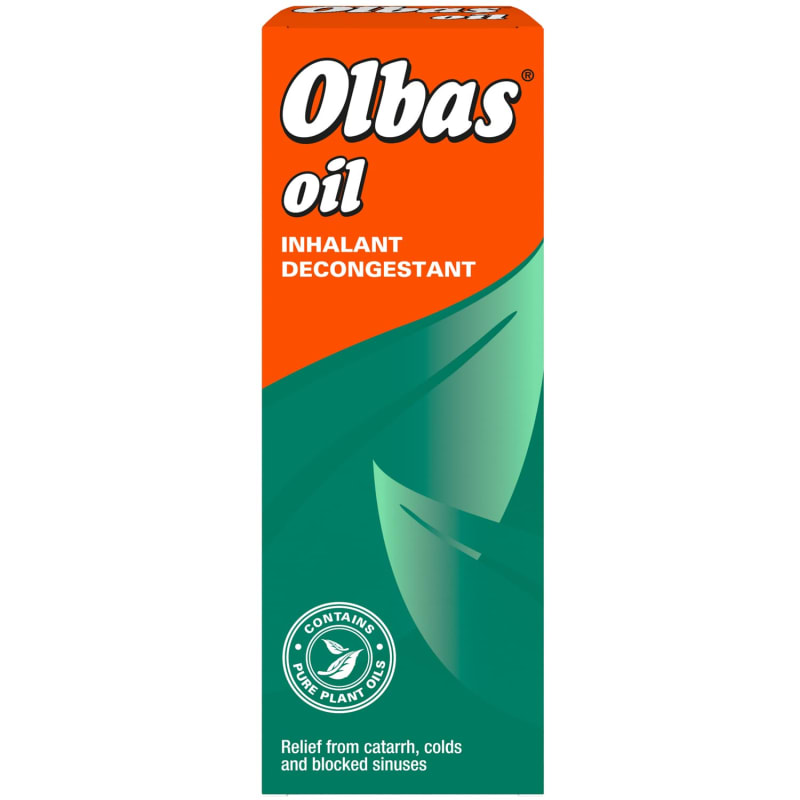 Olbas Oil Inhalant Decongestant 30ml | Cold & Flu | B&M